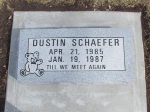 SCHAEFER, DUSTIN – Family Memorials By Gibson