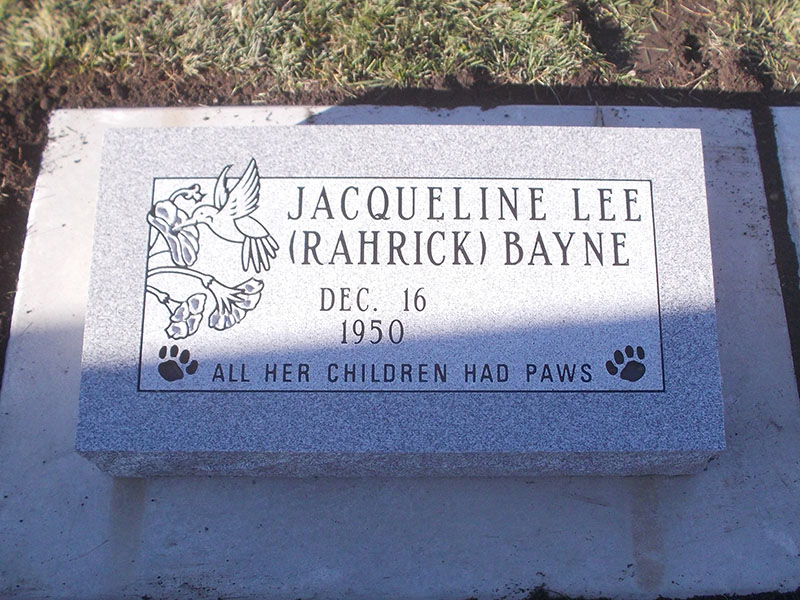 Single Markers – Family Memorials By Gibson