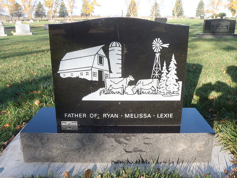 Single Upright Monuments – Family Memorials By Gibson